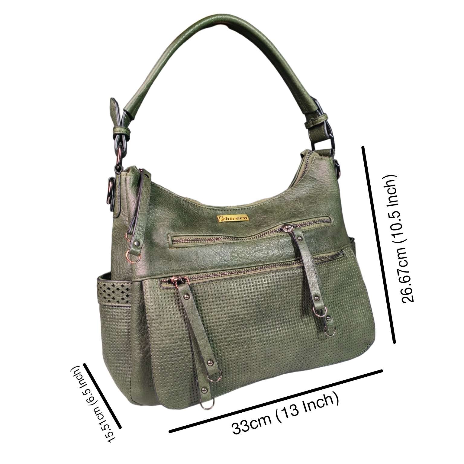 Women Handbag Shoulder Hobo Bag - Soft PU Leather (7 Pockets) | Stylish ...